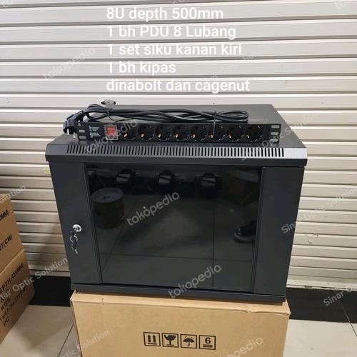 Jual wallmount rack 8u / rack server 8u depth 500mm - Jakarta Pusat ...