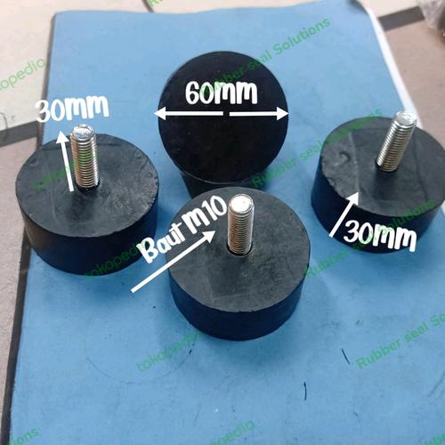 Jual Karet engine mounting 60x30xM10 peredam getaran mesin/dudukan ...