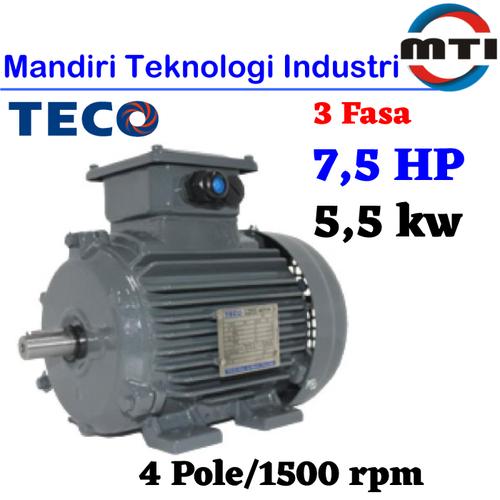 Jual Motor Listrik 3 Fasa 7,5 HP Motor 7.5 HP Dinamo 7,5 HP Elmot 7.5 ...