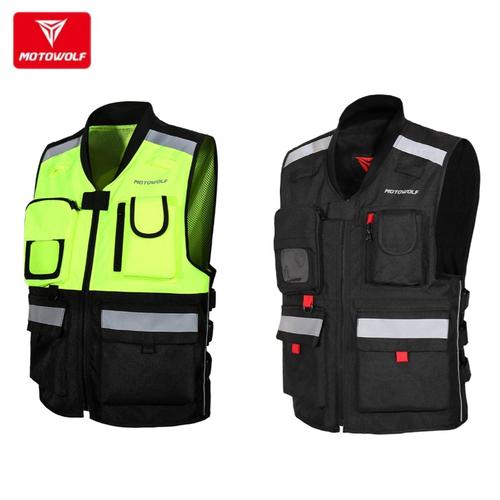 Promo Motowolf Rompi Motor Touring Rompi Safety Multi Fungsi Premium ...