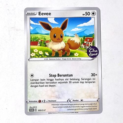 Jual Eevee 355/S-P Promo Chatime - Kartu Pokemon Indonesia - Jakarta ...