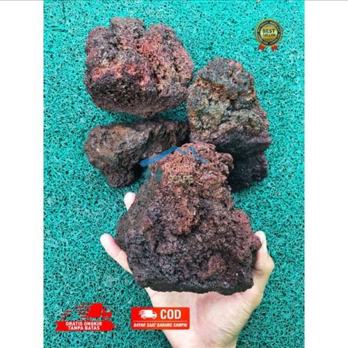 Jual BATU LAVA ROCK ROUGH LAVAROCK Grade A 1kg - Jakarta Barat - Rumah ...