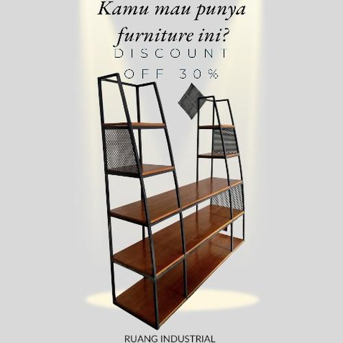 Jual Rak Ambalan Besi Custom Ruang Industrial - Kota Bekasi - Ruang ...