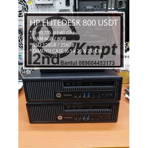 Jual Komputer CPU mini PC Built Up HP EliteDesk 800 G1 USDT i5 / 8GB ...