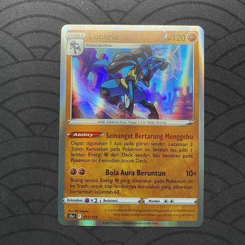 Jual Lucario 077 /172 s12a Kartu TCG Pokemon Indonesia - Kota Semarang - Gemu Boy | Tokopedia