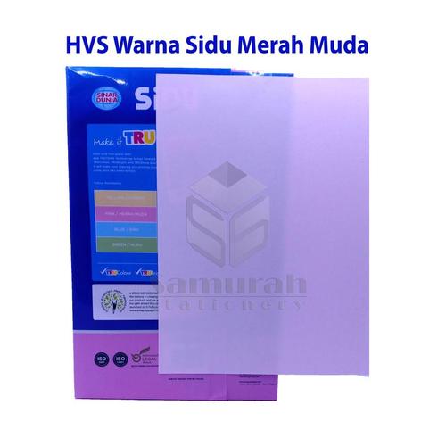 Jual Kertas HVS Sinar Dunia A4 70 Gsm Warna / Kertas SIDU A4 Warna 70 ...