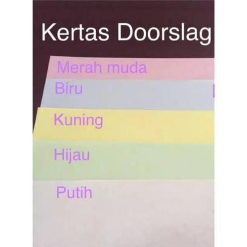 Jual Kertas bungkus sepat/ Doorslag Warna Folio/ Dorslag Warna Folio ...