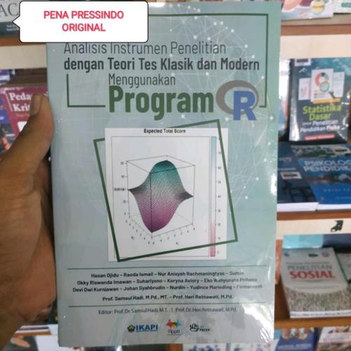 Jual ANALISIS INSTRUMEN PENELITIAN TEORI TES KLASIK & MODERN PROGRAM R ...