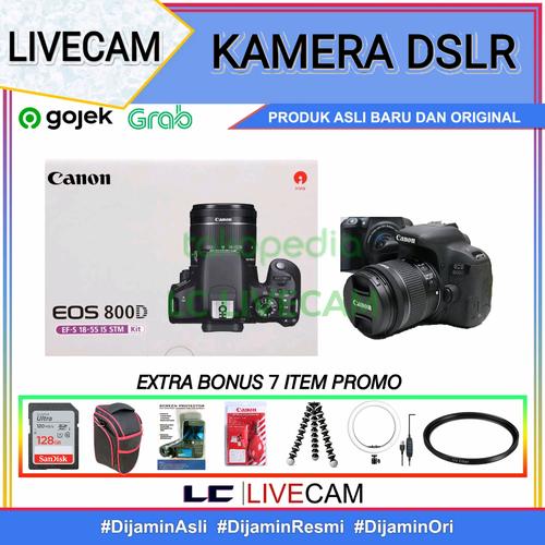 Jual CANON EOS 800D KIT 18-55MM IS STM / KAMERA CANON 800D KIT 18-55MM ...
