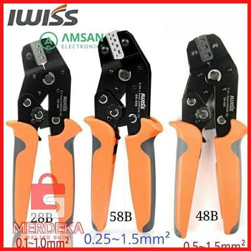 Jual IWISS SN 58B = 28B + 48B Tang Crimping DuPont TE JST Molex EDM Cutting - 58B - Jakarta ...