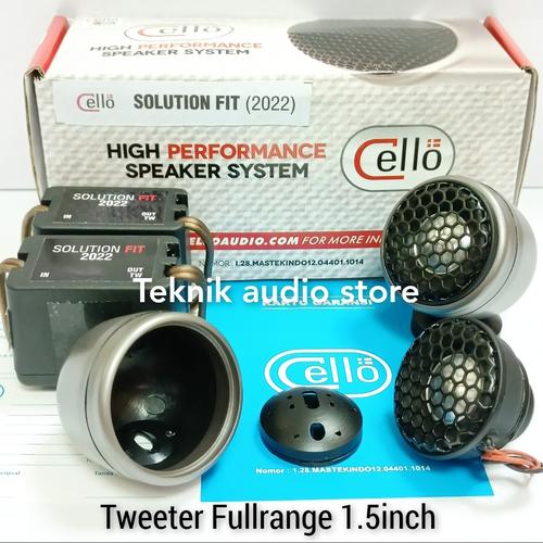 Jual Tweeter Micro Fullrange Cello Solution Fit Universal Mounting ...