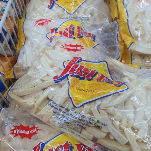 Jual Just Fry French Fries Straight Cut Kentang Goreng Beku Bergerigi ...