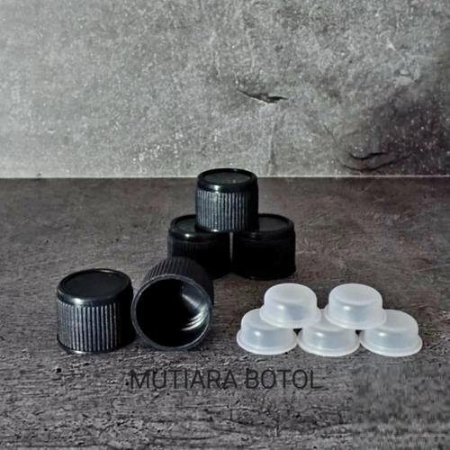 Jual TUTUP ULIR PLASTIK NECK 24 HITAM PUTIH TUTUP BOTOL N24 - Kota ...