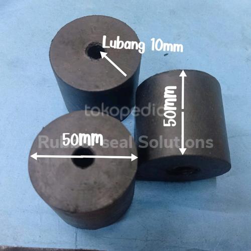 Jual Karet kabin 50x50 ubang 10mm alas ganjelan peredam getaran mesin ...