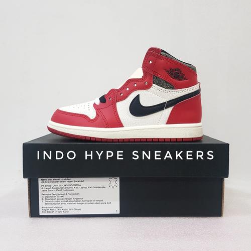 Jual Air Jordan 1 Retro High OG LOST AND FOUND PRE SCHOOL (PS) - 11C ...