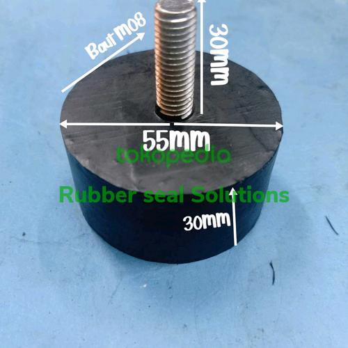 Jual Karet engine mounting 50x30xM08 peredam getaran mesin/dudukan ...