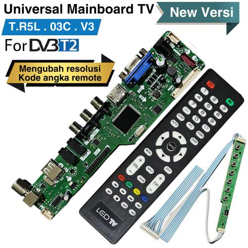 Jual Mainboard DTV - DVB - T2 MAIN BOARD UNIVERSAL MB UNIVERSAL RF ...