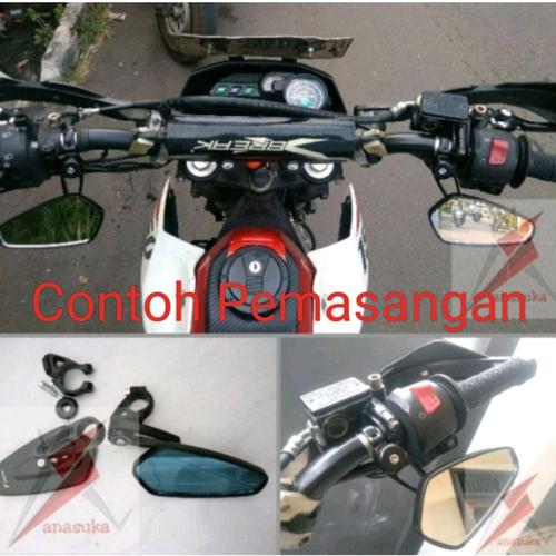 Jual Spion oval KLX Supermoto CRF WR model OVAL kolong under mirror ...