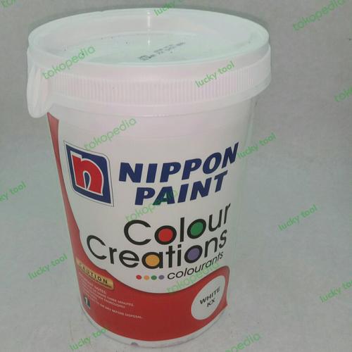 Jual Tinta Colourant Nippon Paint Titanium White (KX) Ukuran 1 Liter ...