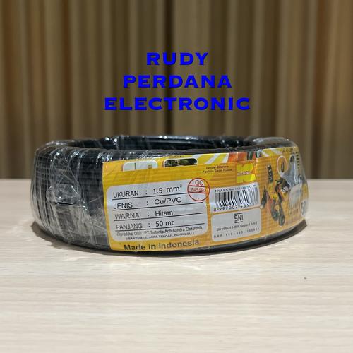 Jual KABEL LISTRIK TUNGGAL TEMBAGA NYA LMK SNI 1x1.5MM 1 x 1.5 MM KITANI - Hitam - Kota Bogor ...