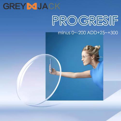 Jual Grey Jack link lensa Progresif Minus PLUS 0~-+200 ADD+25~+300 - 0 ...