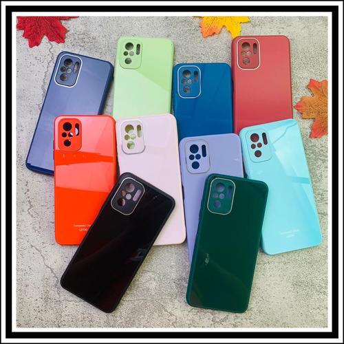 Jual XIAOMI REDMI NOTE 10S CRYSTAL GLASS HARD CASE FULL COLOR ORIGINAL ...