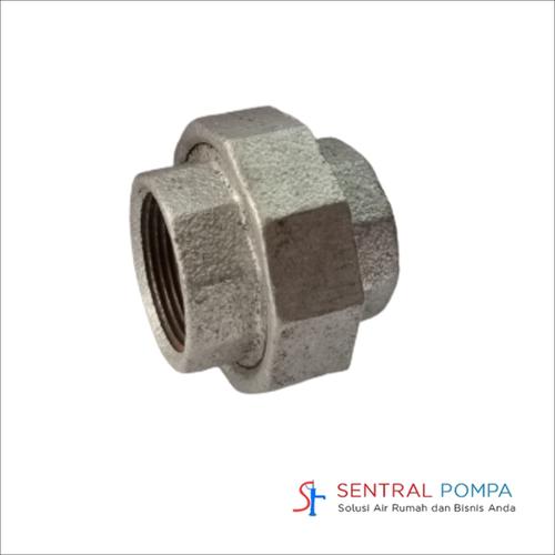 Jual Water Mur Galvanis Besi Watermur Union Socket Fitting Pipa - 1 1/2 ...