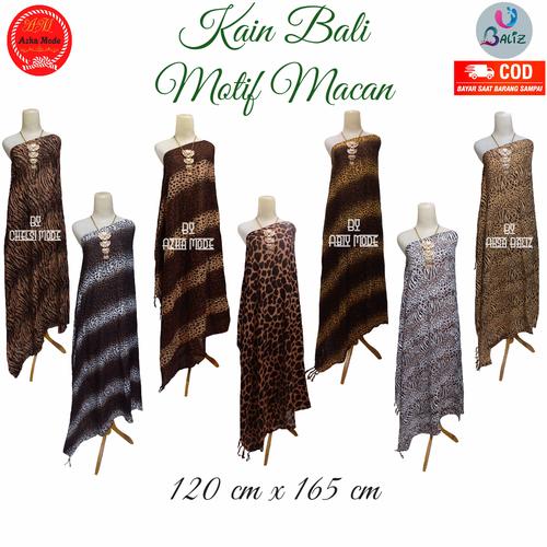 Jual Kain Bali Pantai/Kain Pantai Motif Leopard/Kain Bali Halus Dan ...