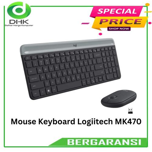Jual Logitech MK470 / MK 470 Combo Keyboard & Mouse Wireless Slim ...