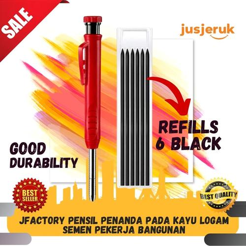 Jual JFactory Pensil Penanda Pada Kayu Logam Semen Pekerja Bangunan ...