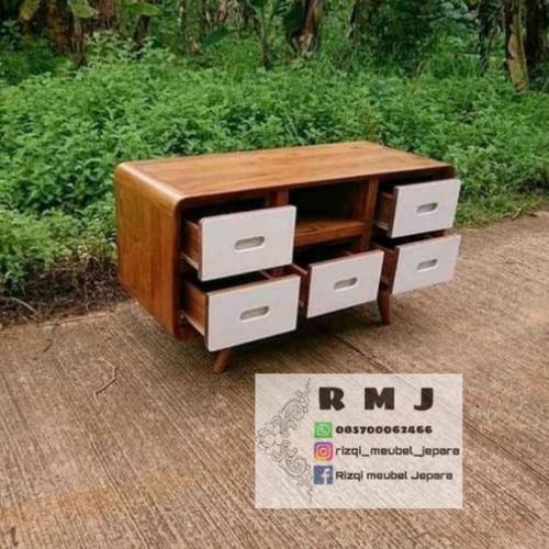 Jual bufet retro, bufet tv retro, bufet pendek, bufet retro minimalis ...