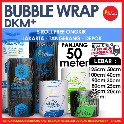 Jual PLASTIK BUBBLE WRAP PREMIUM TEBAL 50METER / BUBBLE WRAP MURAH DKM ...