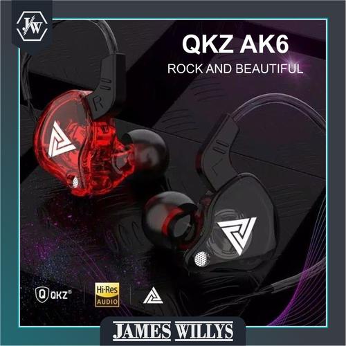 Jual QKZ AK6 +Mic IEM In Ear Monitor Earphone Bass - Black - Kota ...
