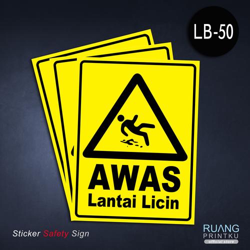 Jual STIKER RAMBU AWAS LANTAI LICIN - Jakarta Barat - Ruang Printku ...