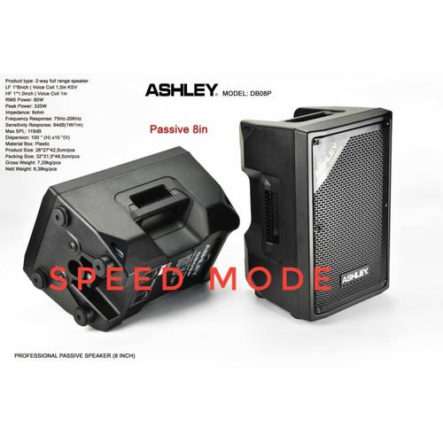 Jual SPEAKER PASIF 8 INCH ASHLEY DB08P / DB-08P / DB 08 P ORIGINAL ...