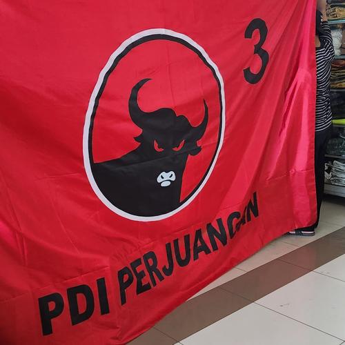 Jual bendera partai pdip 2 x 3 m - Jakarta Pusat - jaya mandiri adv ...