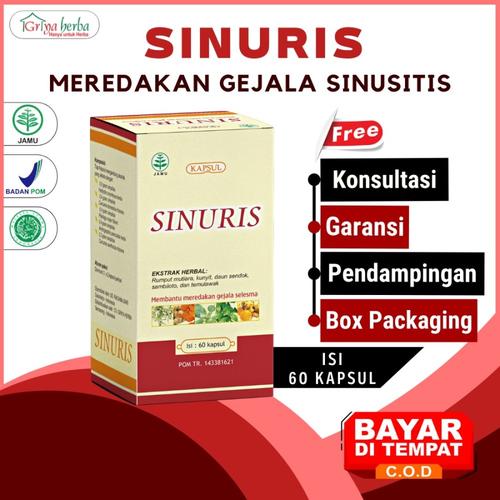 Jual Sinuris Obat Sinusitis Hidung Polip Anak Dan Dewasa Benjolan Di ...