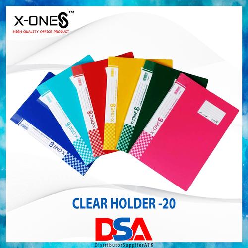 Jual Clear holder / Document Keeper / Display book 20 lembar merk X-ONE ...