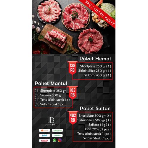 Jual PAKET HEMAT BBQ | SAPI PARTY | SHABU-SHABU | GRILL | - Jakarta ...