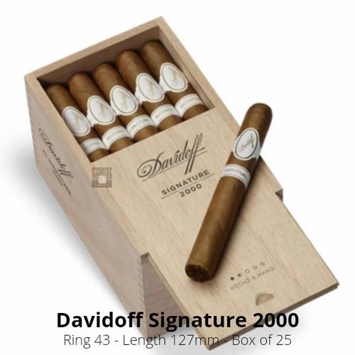 Jual Davidoff Signature 2000 - Box of 25 cerutu cuban cigar - Jakarta ...