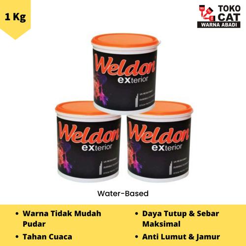 Jual CAT TEMBOK WELDON EXTERIOR 1 KG WARNA 2 - TSC GLORY 9763 - Jakarta ...