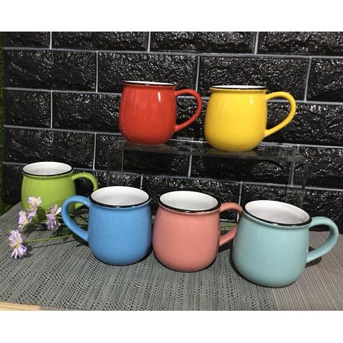 Jual Mug Tulip Two Tones 420ml Gelas Cnagkir Mug Warna - Biru - Jakarta ...