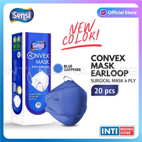Promo SENSI - Convex Mask 4 Ply | Masker Earloop 4 Ply | Masker Sensi ...