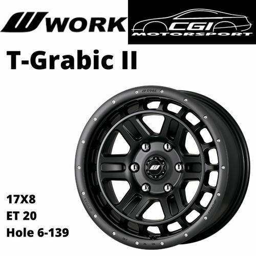 Jual Velg Mobil Work T-Grabic II Limited Shadow Edition Ring 17 ...