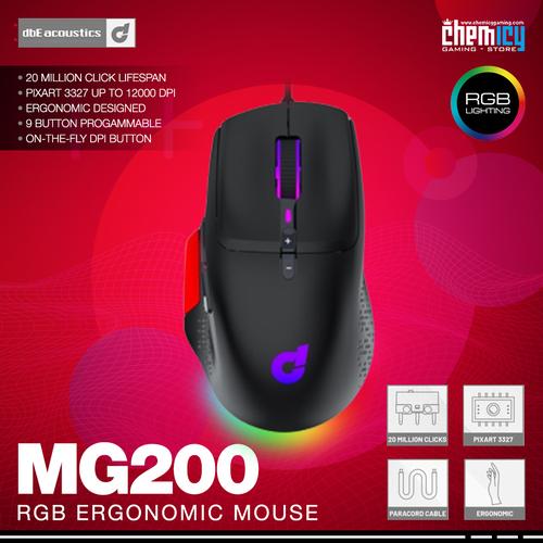 Promo dBE MG200 / MG 200 RGB Ergonomic Gaming Mouse - Jakarta Pusat ...