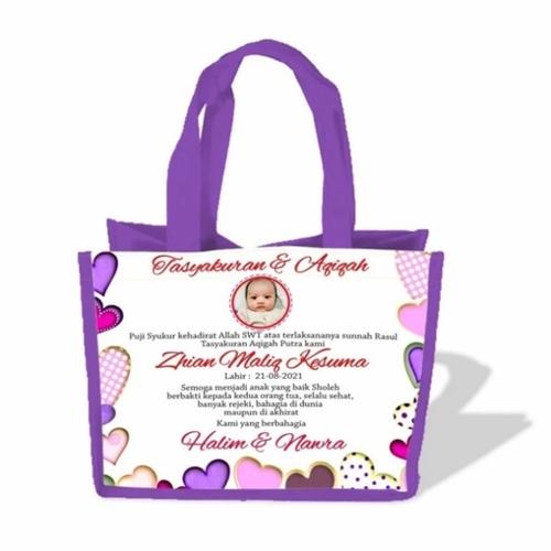 Jual Goodie Bag Tasyakuran Custom Tas Nasi Berkat Besek Aqiqah 40 ...