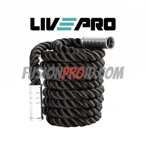 Promo Battle Rope 38mm 12M Alumunium Handle Batle Ropes Tali Fitness Livepro - Jakarta Barat ...