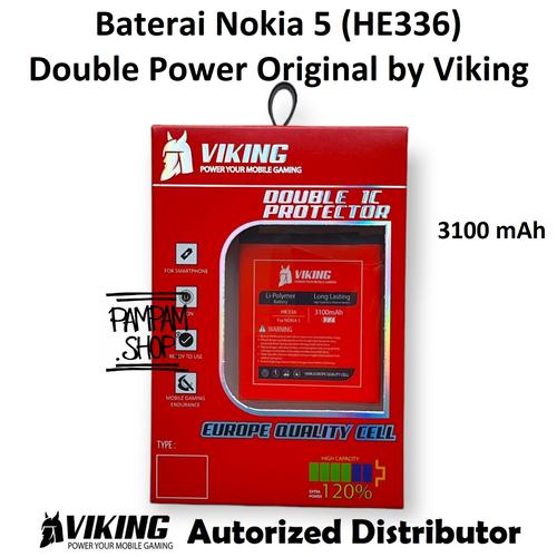Jual Baterai VIKING Double Power Original Nokia 5 HE336 Batre Batrai ...