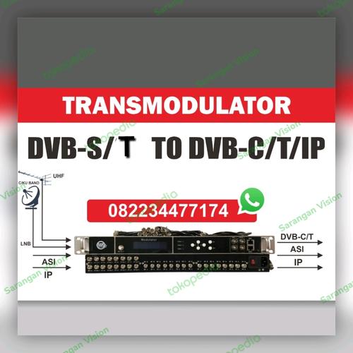 Jual Transmodulator Dvb S Dvb T To Dvb T C Rf Out Kab Madiun Sarangan Vision Tokopedia