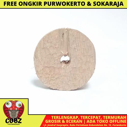 Jual D 6.5 CM / NM Kayu Roset Tatakan Fitting Lampu Tempel Bulat - Kab ...